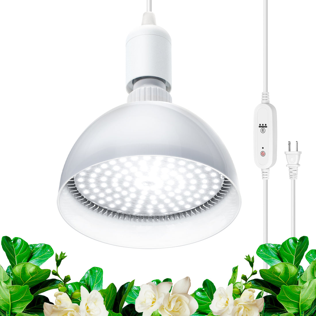 Barrina PAR38 25W LED Grow Light Bulb 5000K | Full Spectrum, Hanging