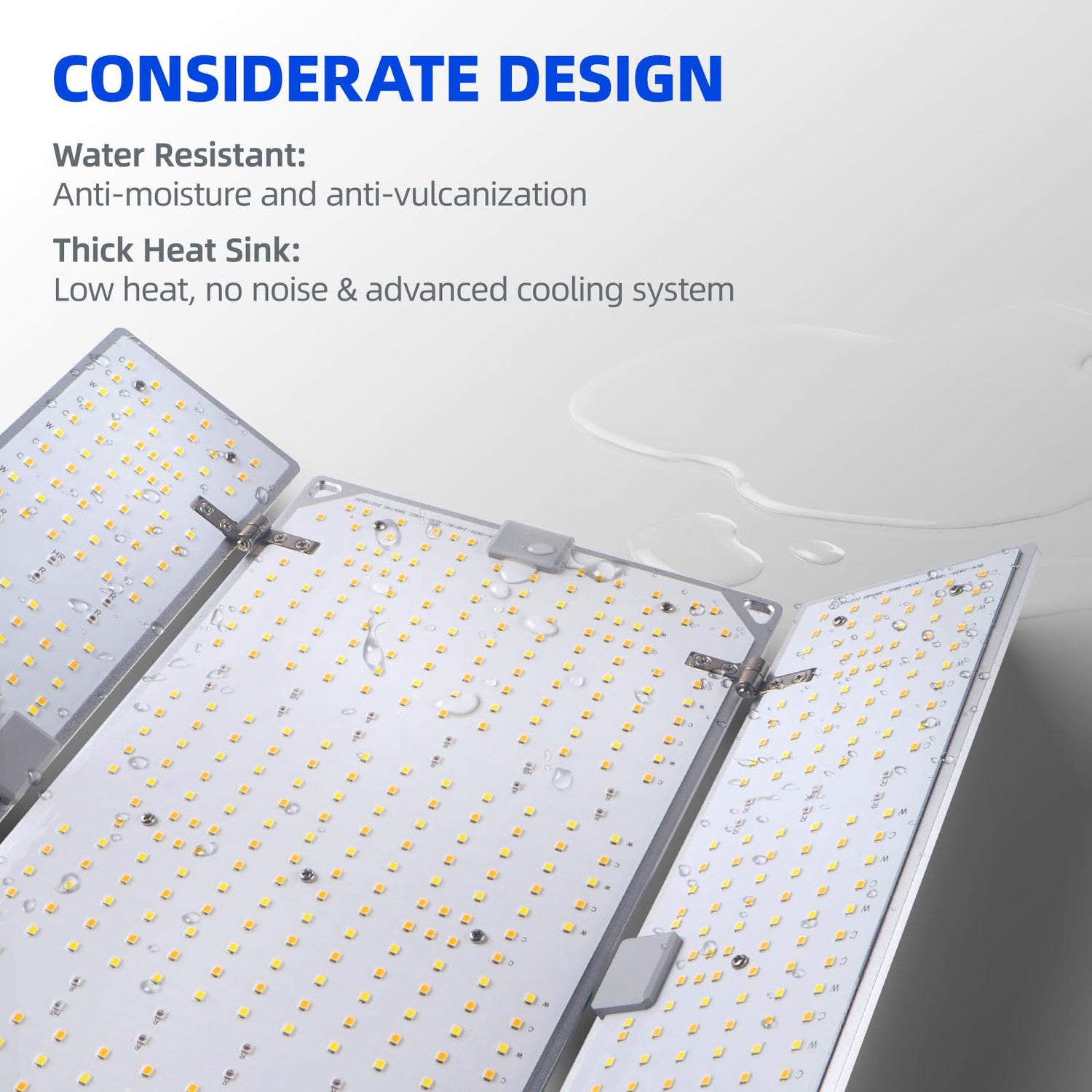 Barrina BU2000 200W LED Grow Light Panel 4-Spectrum | Angle Adjustable